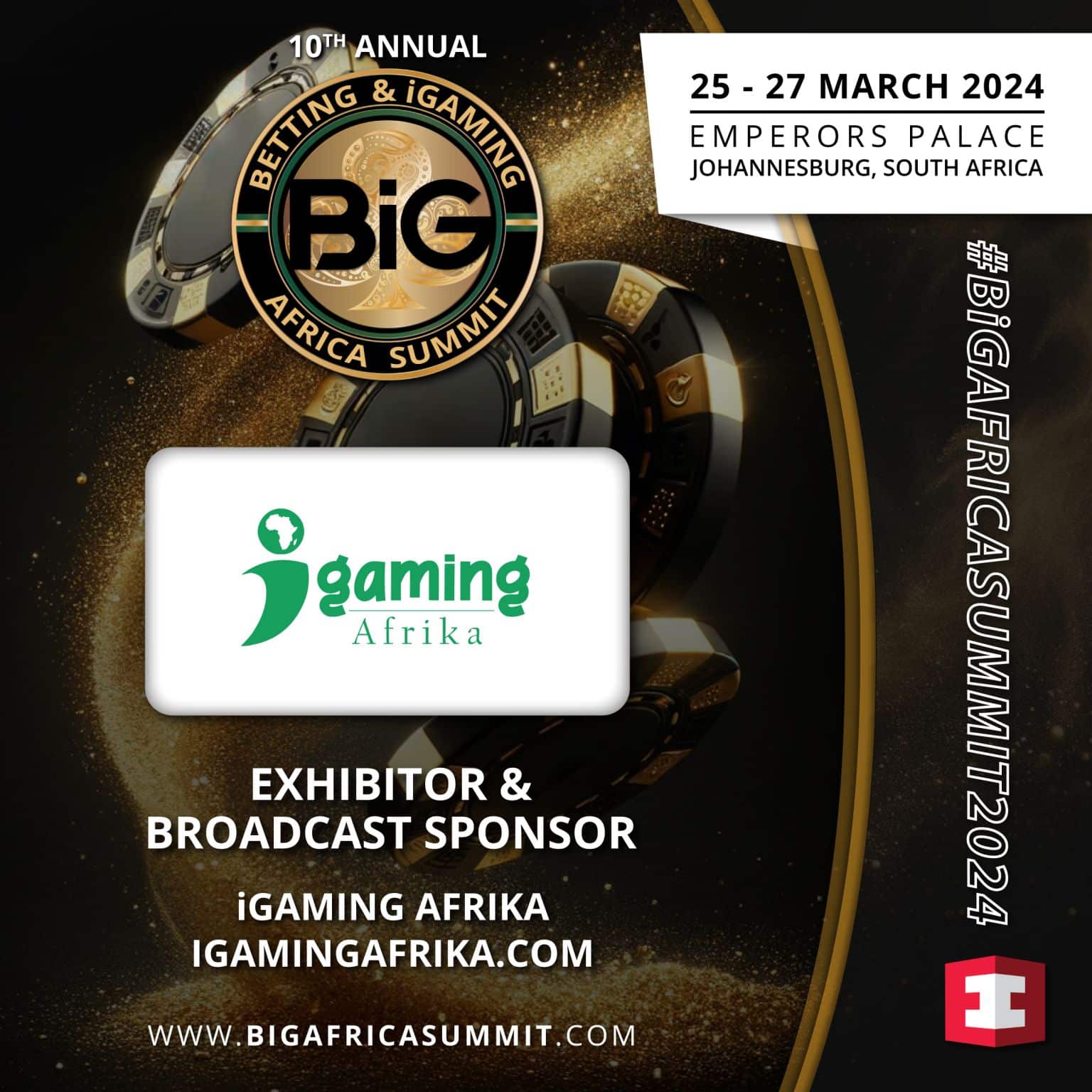 iGaming AFRIKA Exhibitor and Broadcaster for BiG Africa Summit