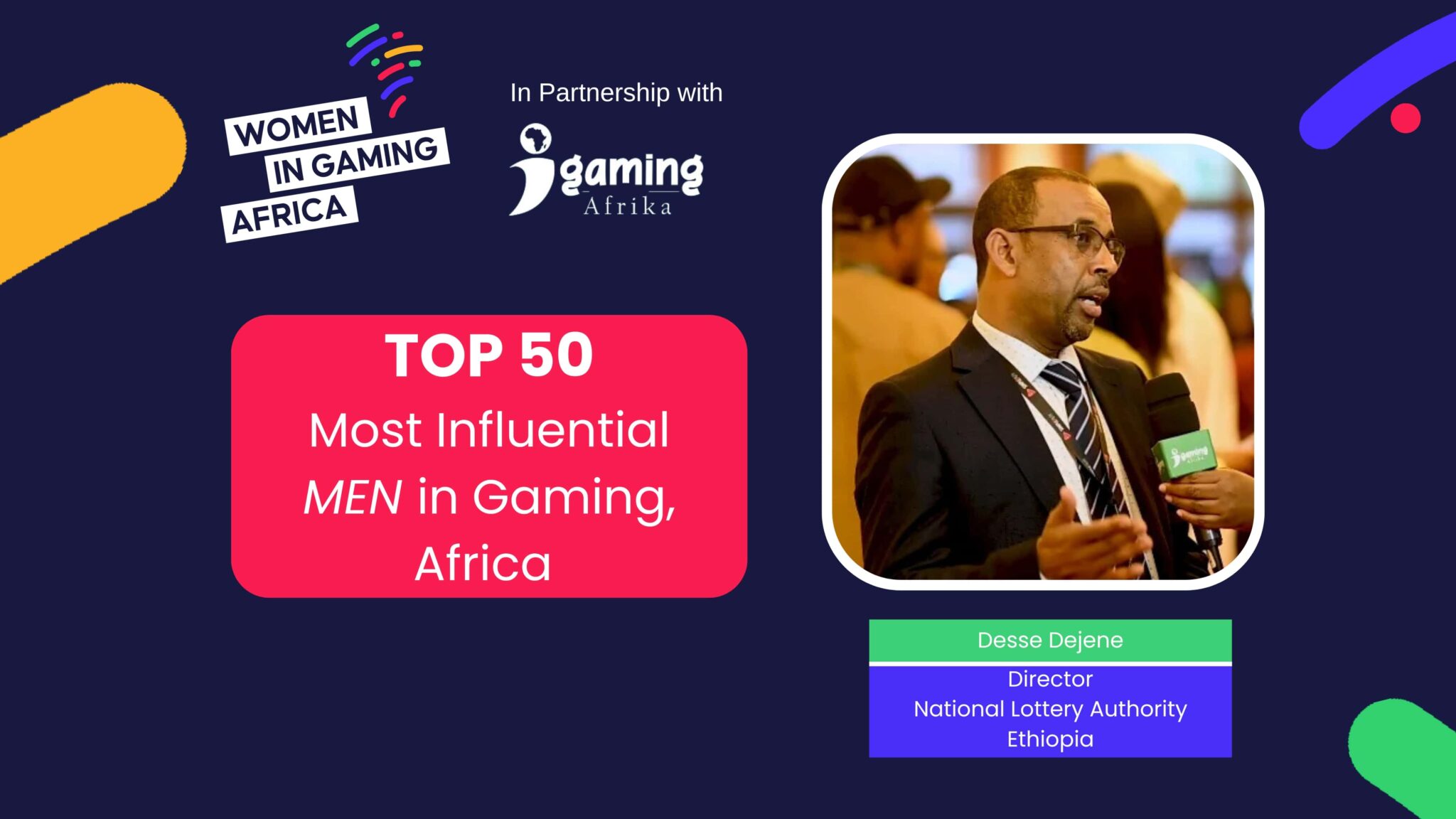 Celebrating 2024's Top 50 Most Influential Men in Gaming, Africa: Desse ...