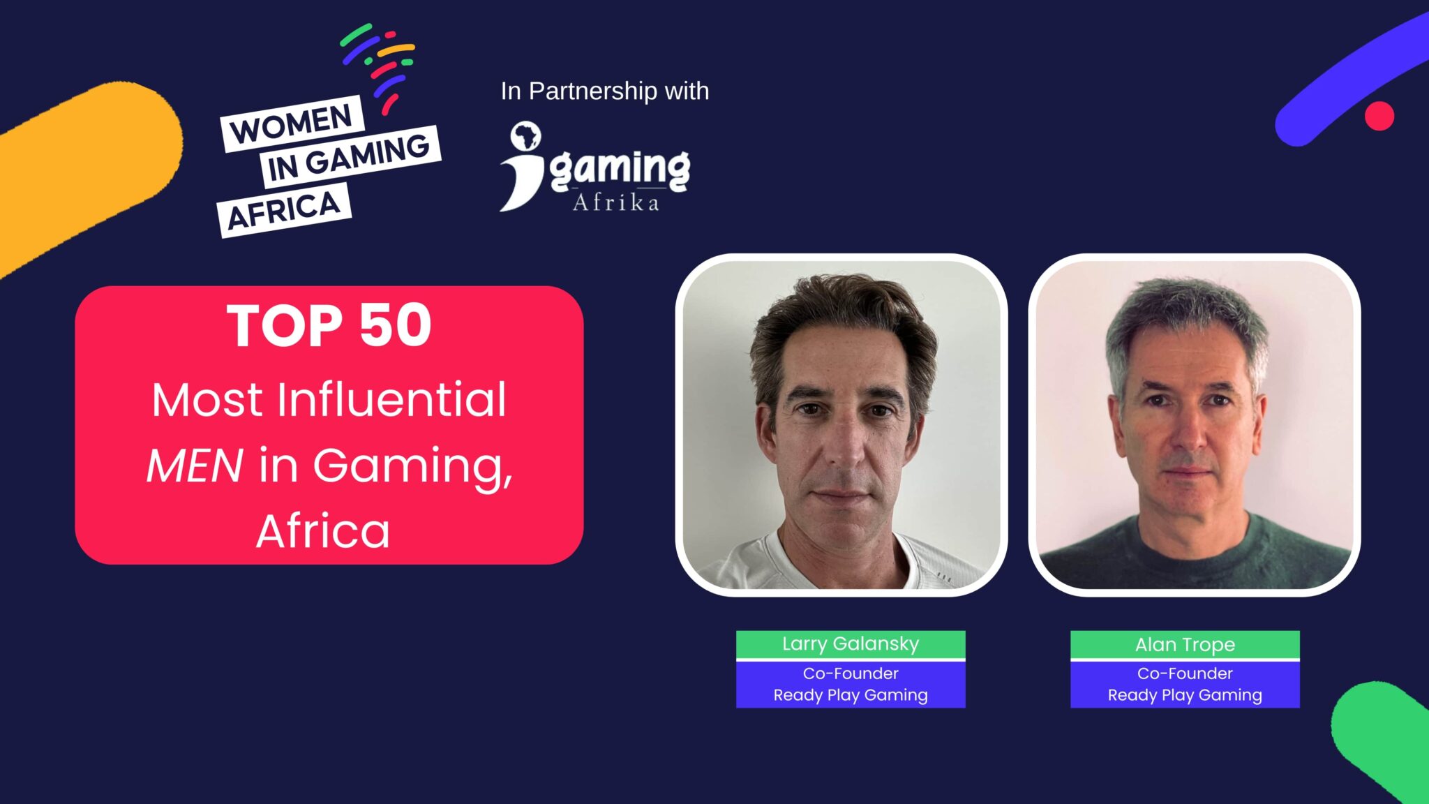 Celebrating 2024's Top 50 Most Influential Men in Gaming, Africa: Larry ...