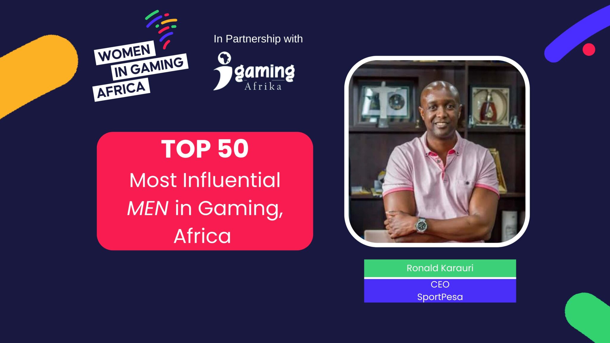 Celebrating 2024's Top 50 Most Influential Men in Gaming, Africa ...