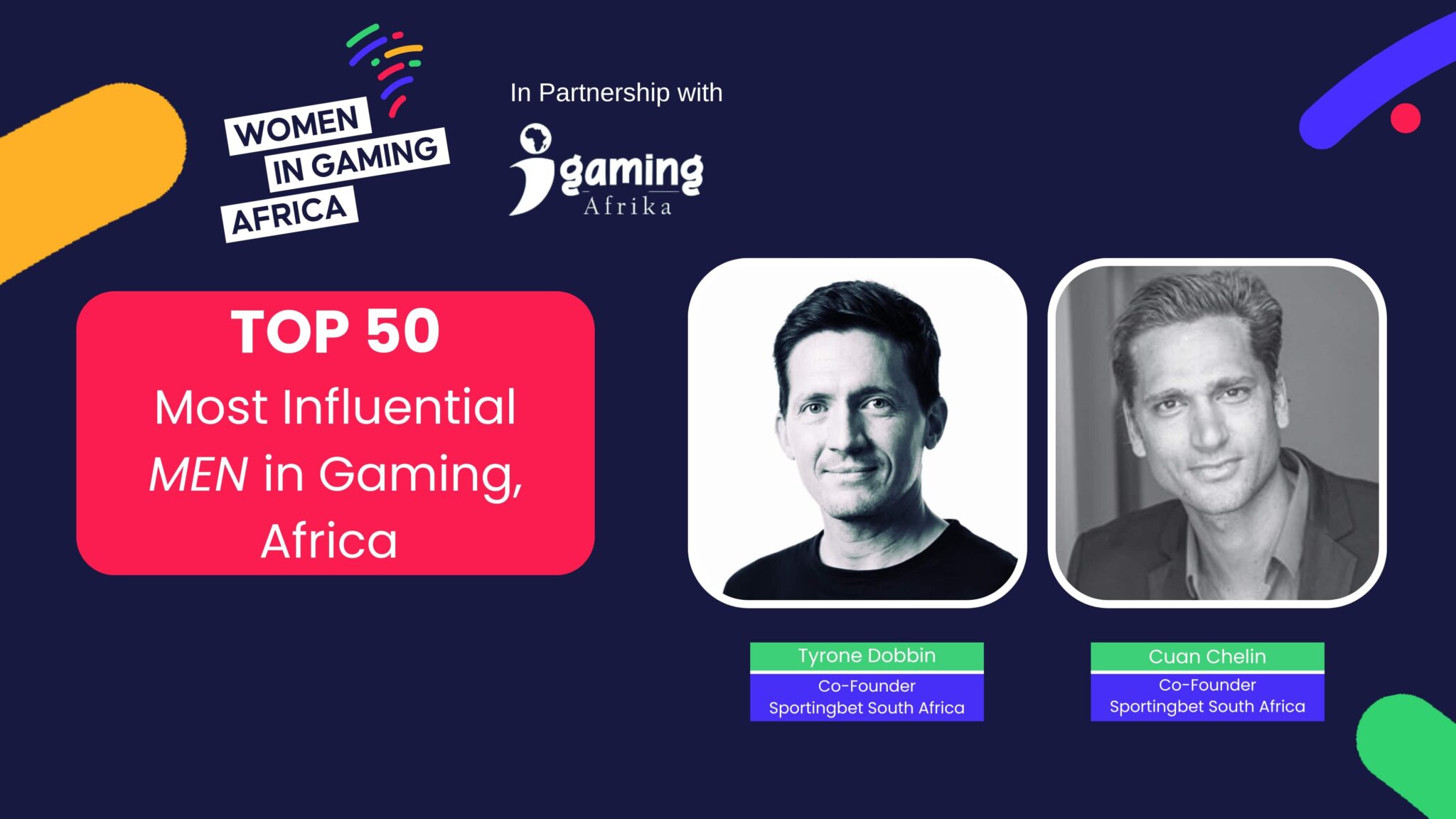 Celebrating 2024's Top 50 Most Influential Men in Gaming, Africa ...
