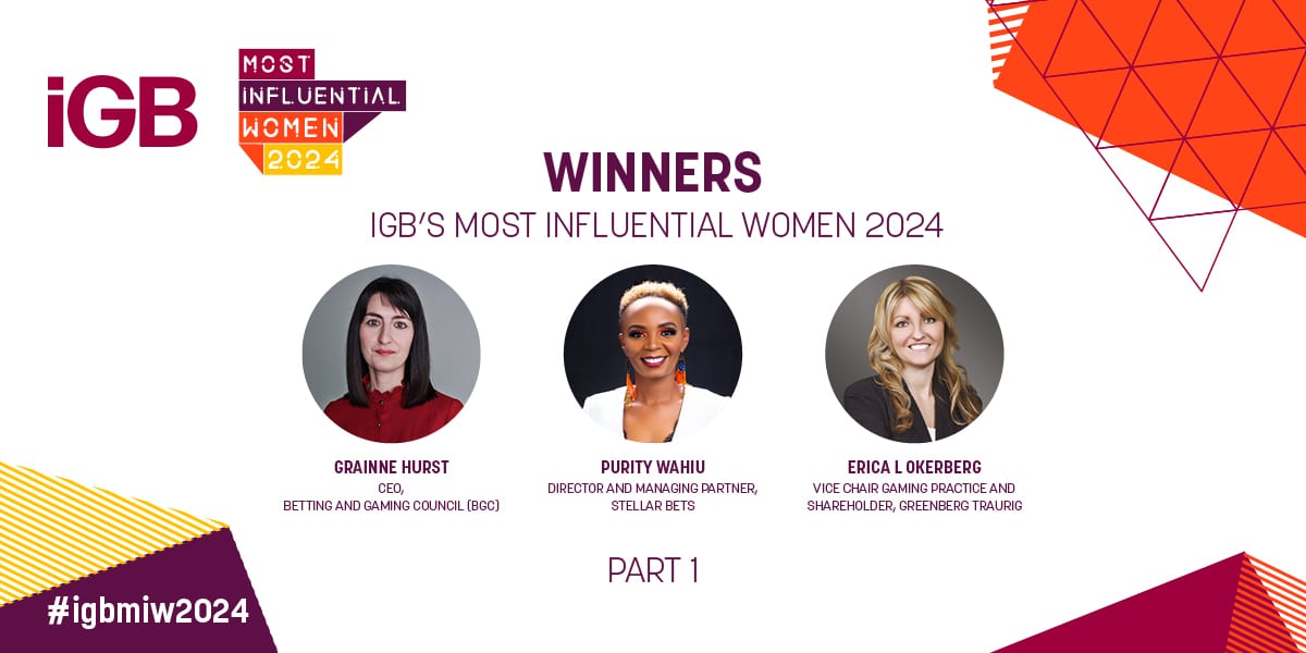 Grainne Hurst, Purity Wahiu and Erica L Okerberg Named amongst iGB’s ...