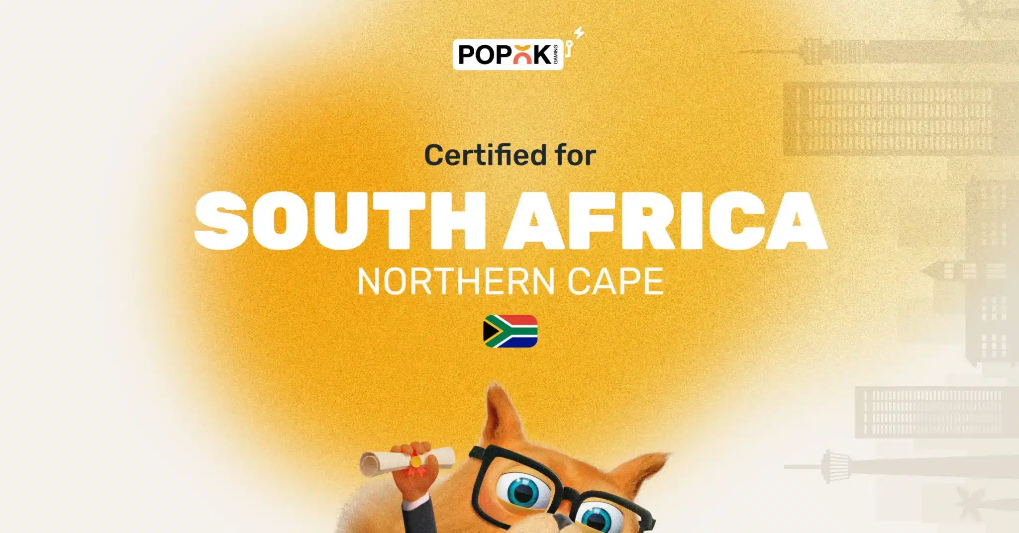PopOK Gaming Achieves Certification for South Africa